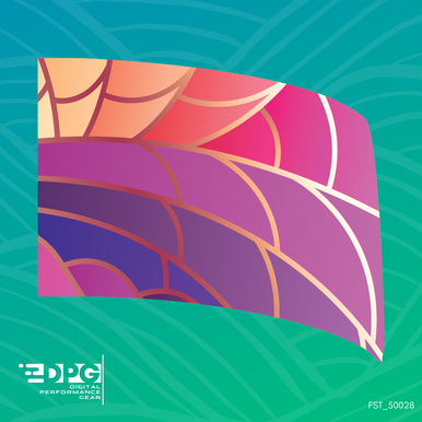 Art Deco 4 Standard Color Guard Flag (FST_50028) - Digital Performance Gear