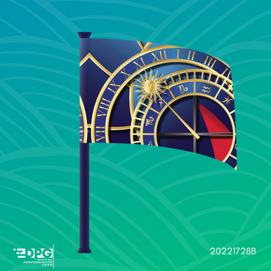 Time and Astrology Standard Color Guard Flag (20221728B) - Digital ...