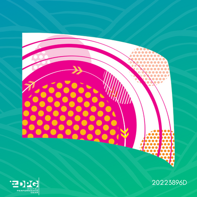 Pink & White Circles Standard Color Guard Flag (20223896D) - Digital ...