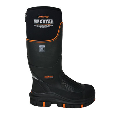 Dryshod Men's MEGATAR Steel Toe Met Guard Metatarsal Waterproof Boot ...