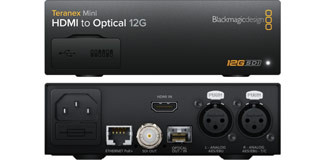 Blackmagic Mini HDMI to Optical 12G Converter - dmshdvideo.com