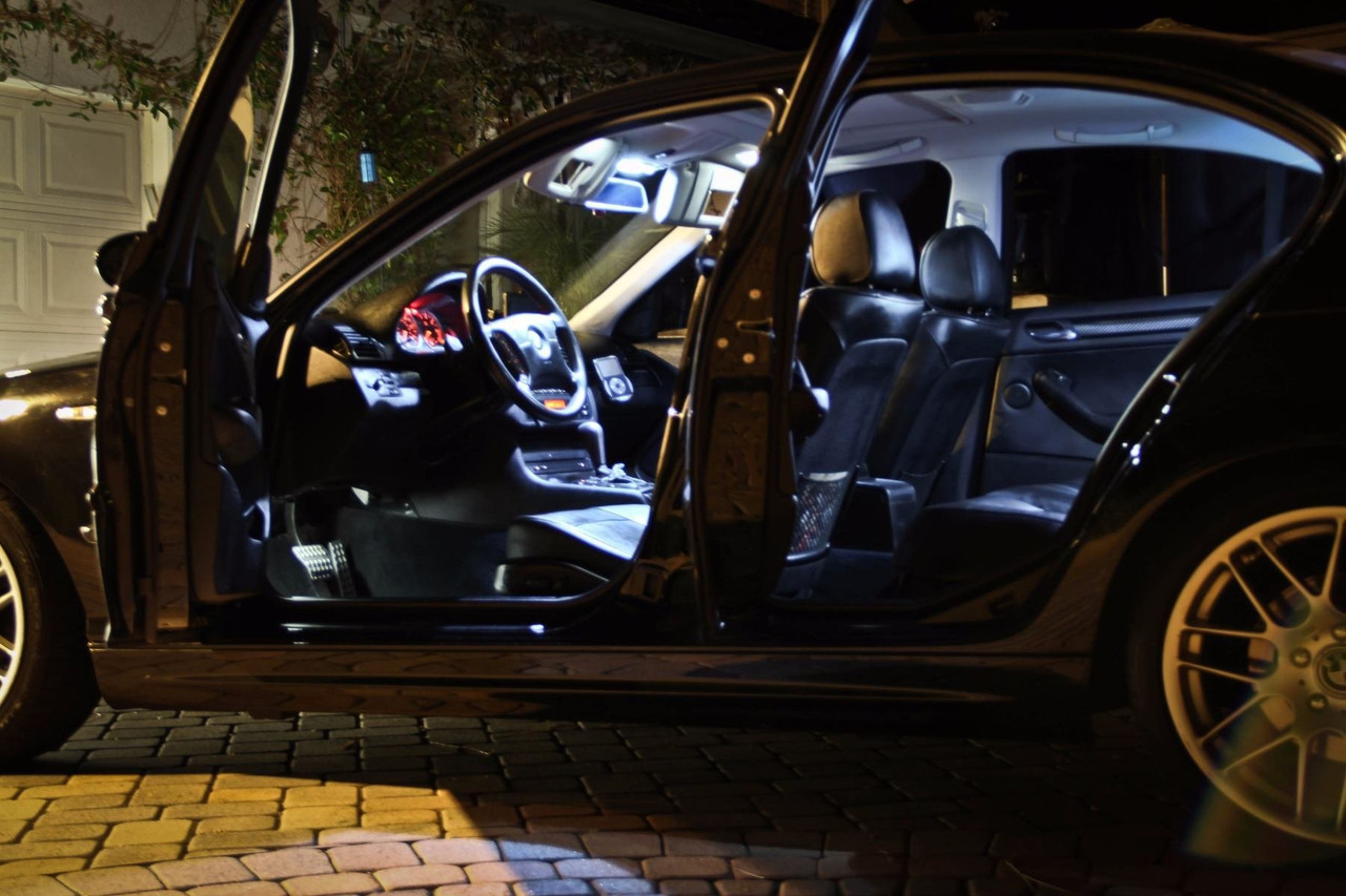 E46 Interior Trim Premium LED Interior Light Upgrade Kit For BMW E46 3 ...