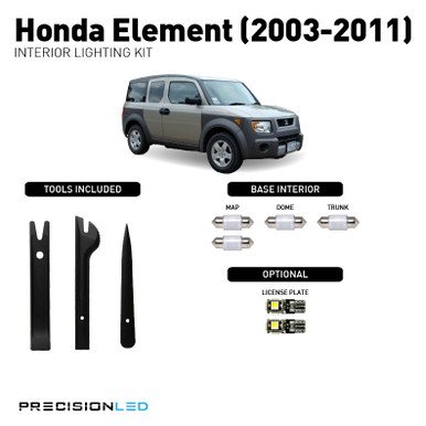 Honda Element Premium LED Interior Lighting Package 2011, 2010, 2009, 2008