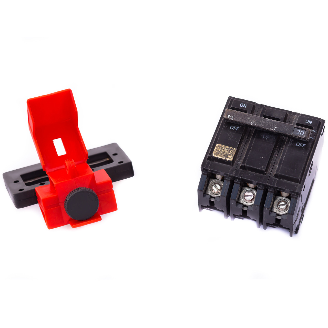 Oversized Breaker Lockout, 480/600V, Switches Up To 2 1/4" Wide - 7/8 ...