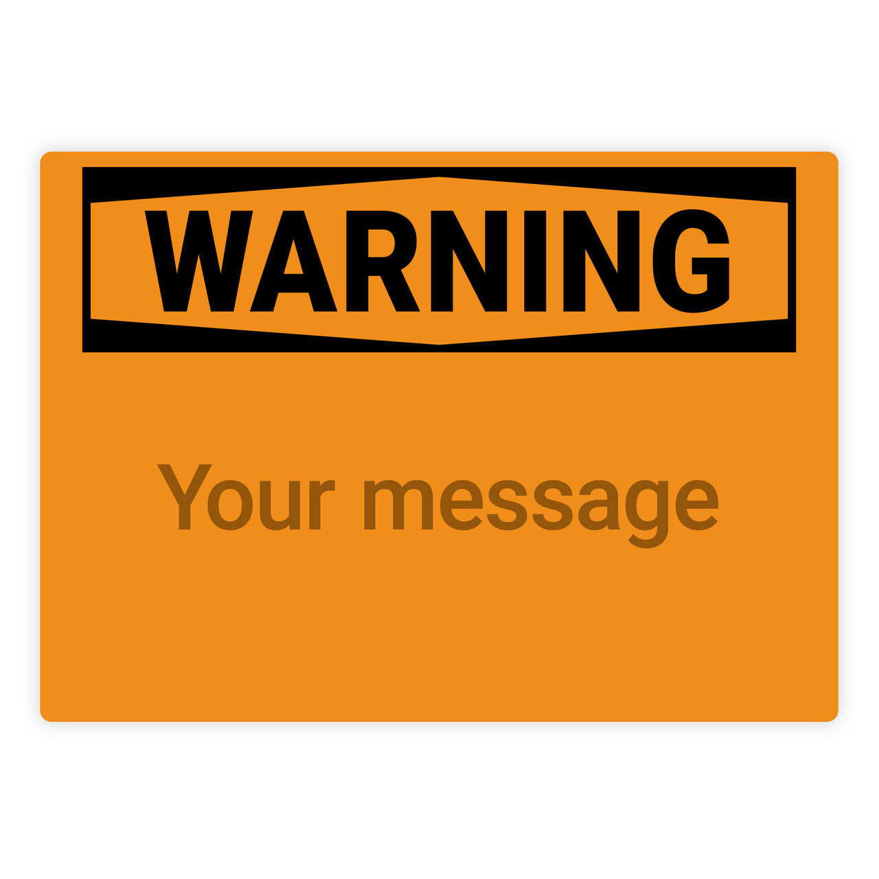 Order Custom Safety Signs | Kasama.us