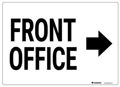 Front Office Sign - Right Arrow | Kasama.us