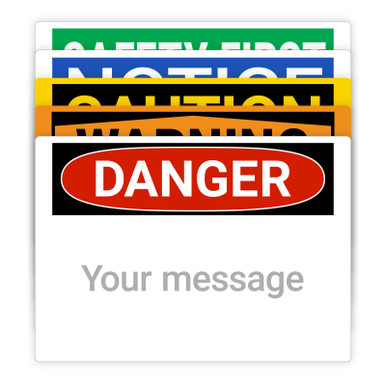 Order Custom Safety Signs | Kasama.us