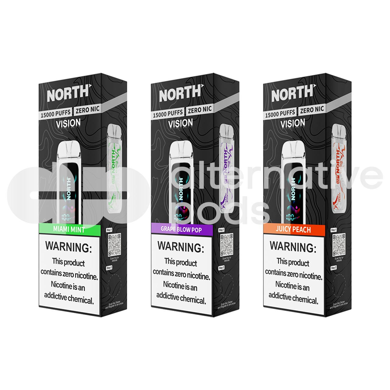 NORTH Vision 15000 ZERO Nicotine Disposable Vape | 0% Nic