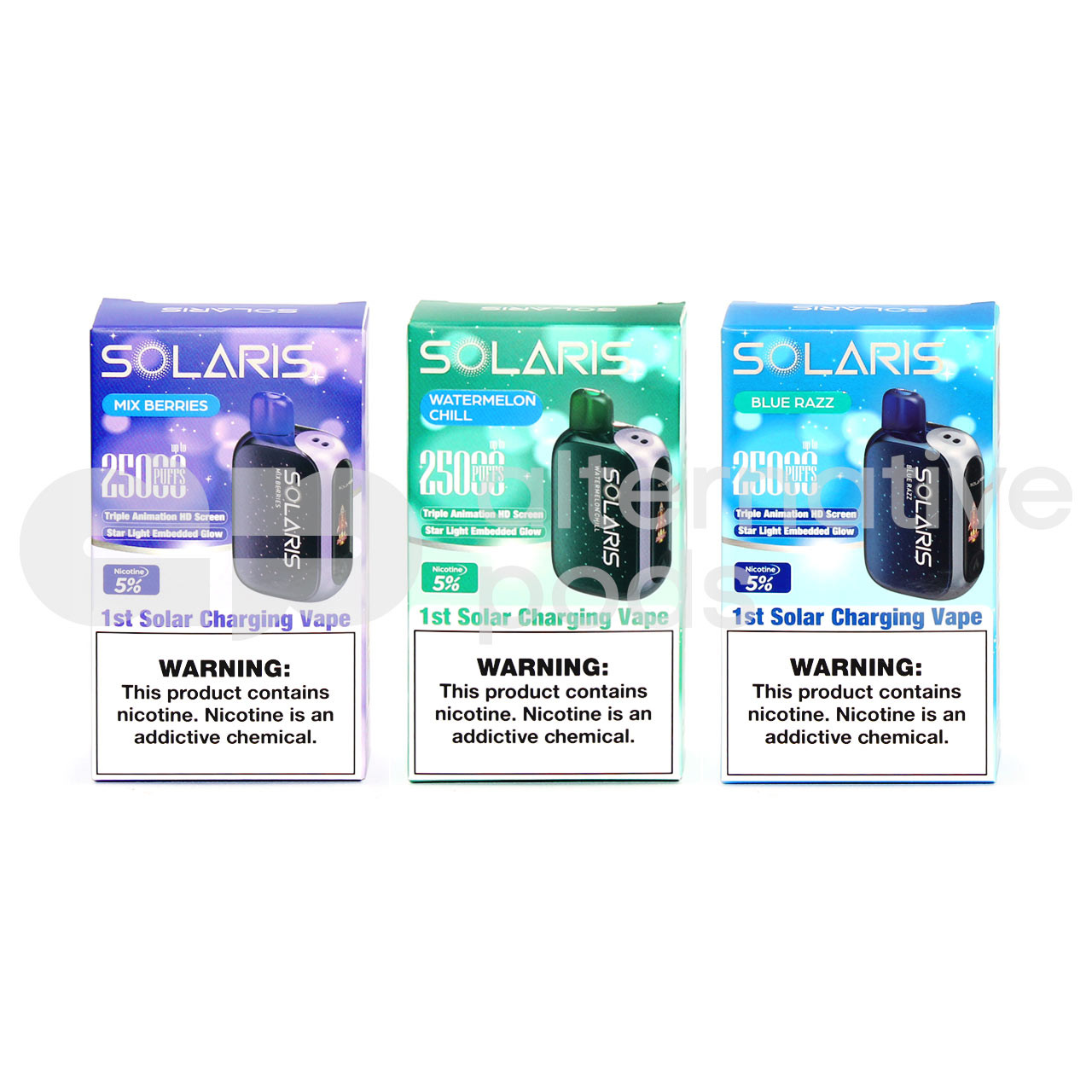 Solaris 25000 Disposable Vape | 1st solar charging vape