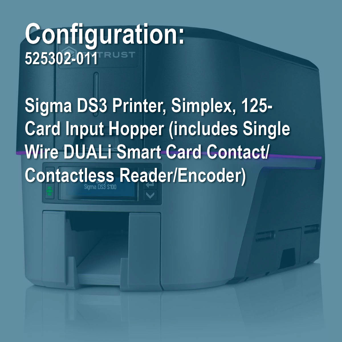Entrust (Formerly Datacard) 525302-011 Sigma DS3 Simplex ID Card ...