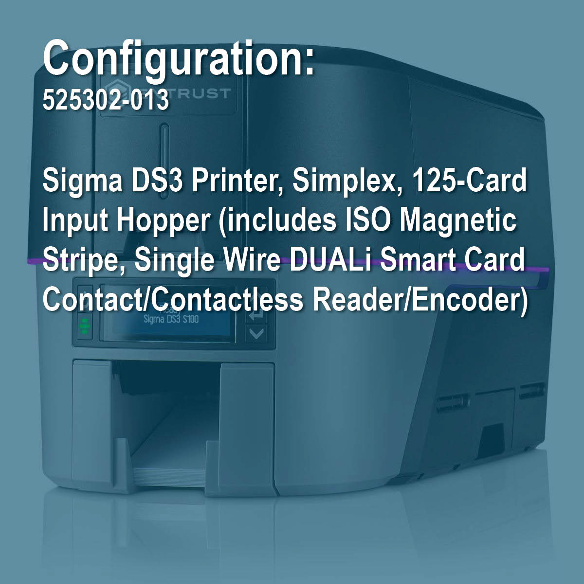 Entrust (Formerly Datacard) 525302-013 Sigma DS3 Simplex ID Card ...