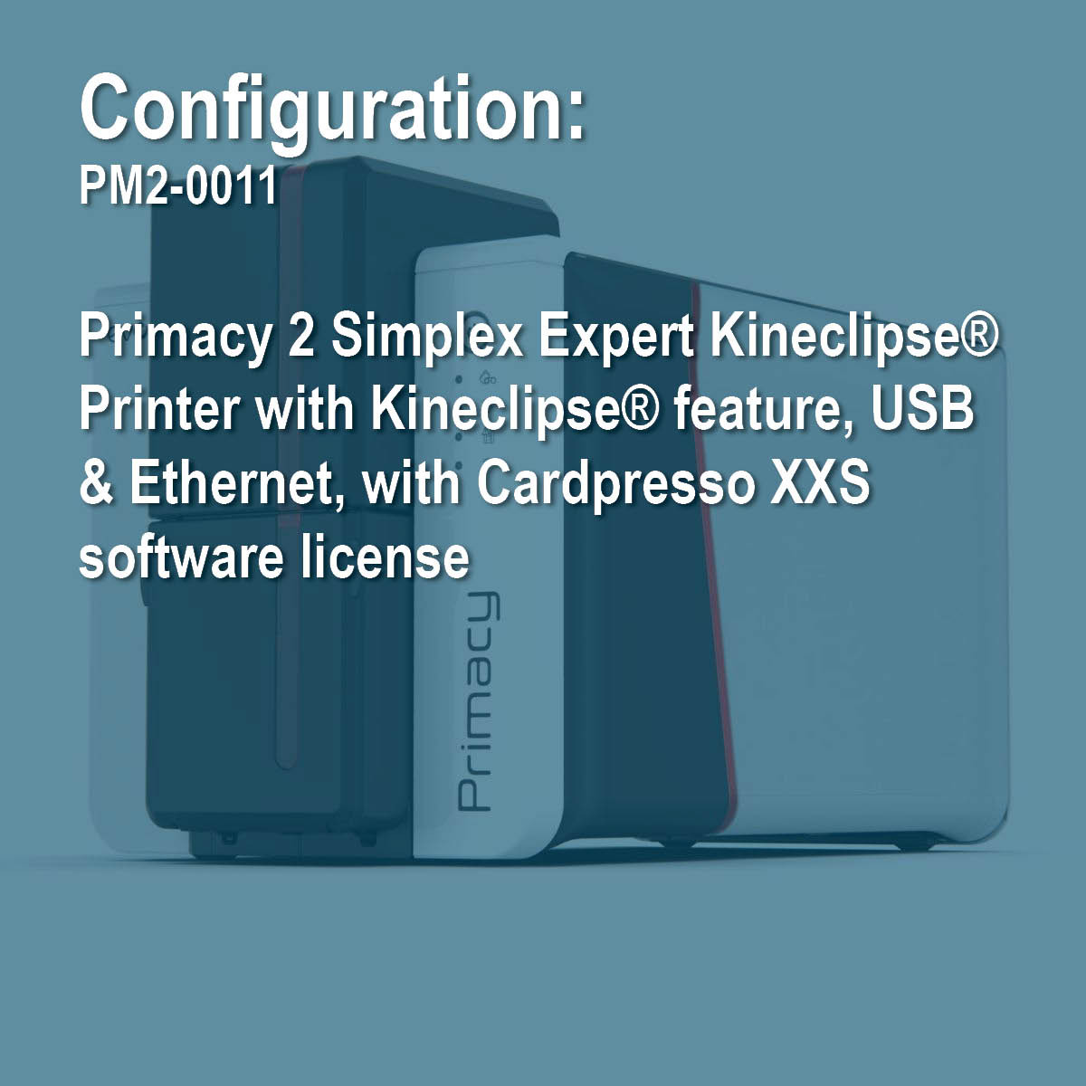 Evolis PM2-0011 Primacy 2 Simplex ID Card Printer - AnythingID