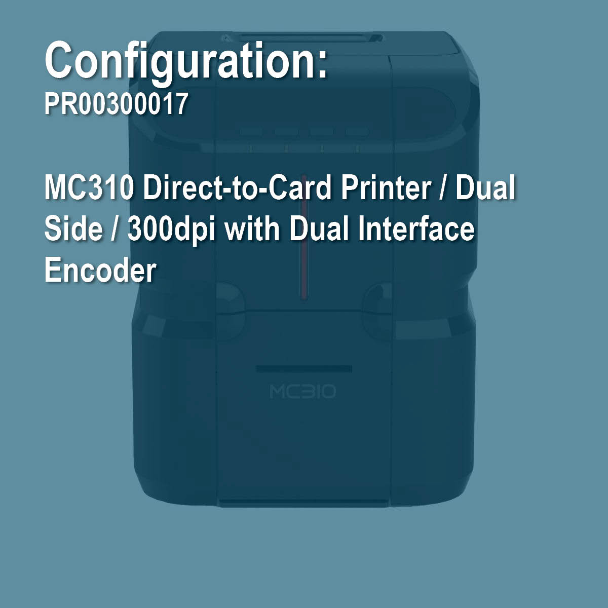 Matica PR00300017 MC310 Duplex ID Card Printer - AnythingID
