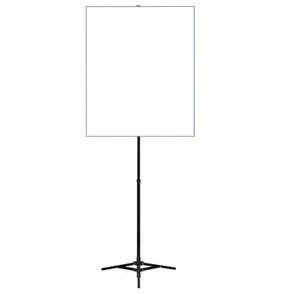 BadgePlus PPBSS-W/LB Reversible White/Light Blue Photo ID Backdrop with ...