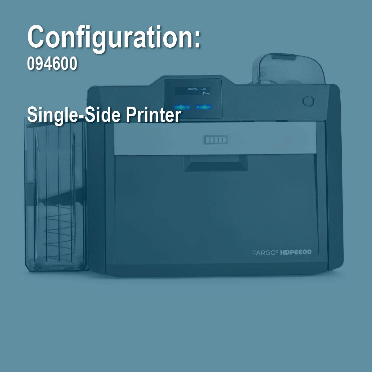 Fargo (by HID Global) 94600 HDP6600 Simplex Retransfer ID Card Printer ...