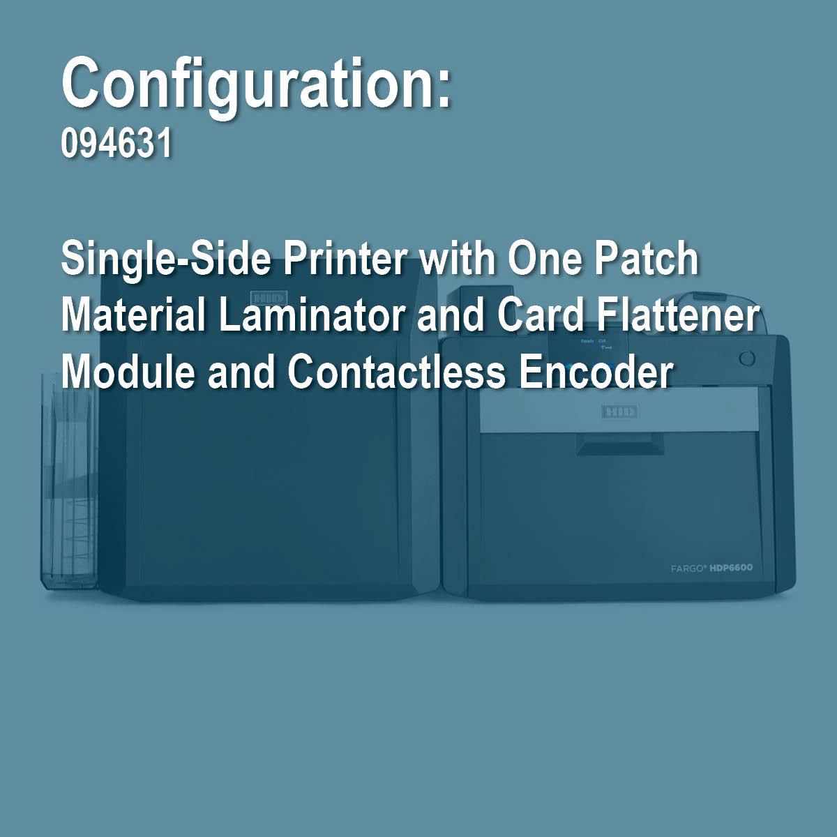 Fargo (by HID Global) 94631 HDP6600 Simplex Retransfer ID Card Printer ...