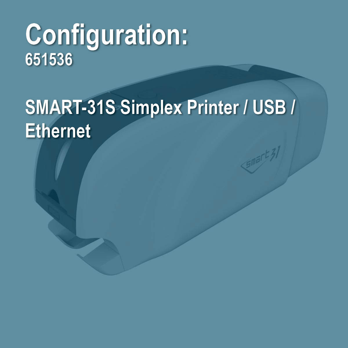 IDP 651536 SMART-31S Simplex ID Card Printer - AnythingID