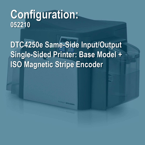 Fargo (by HID Global) 52601 DTC4250e Simplex ID Card Printer System ...