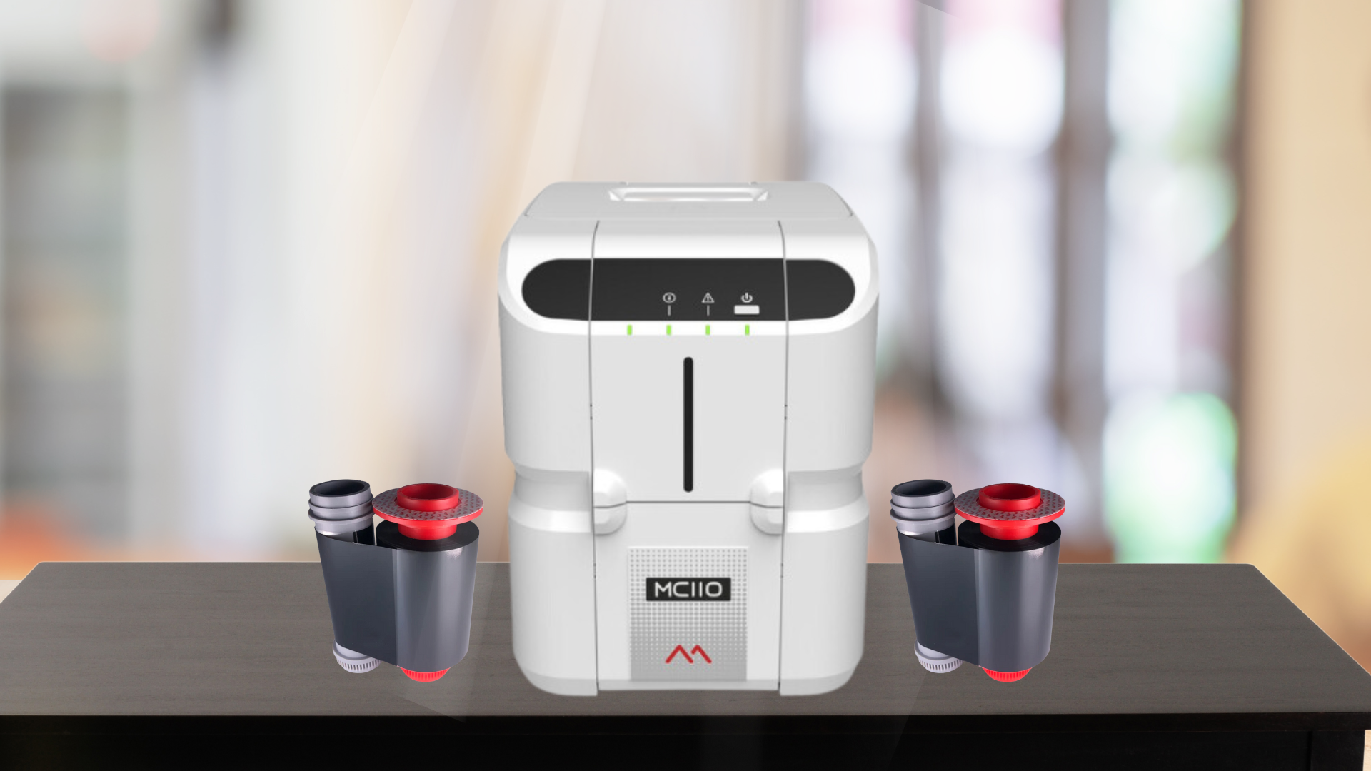 How to Change a Ribbon on the Matica MC110 ID Card Printer - AnythingID.com