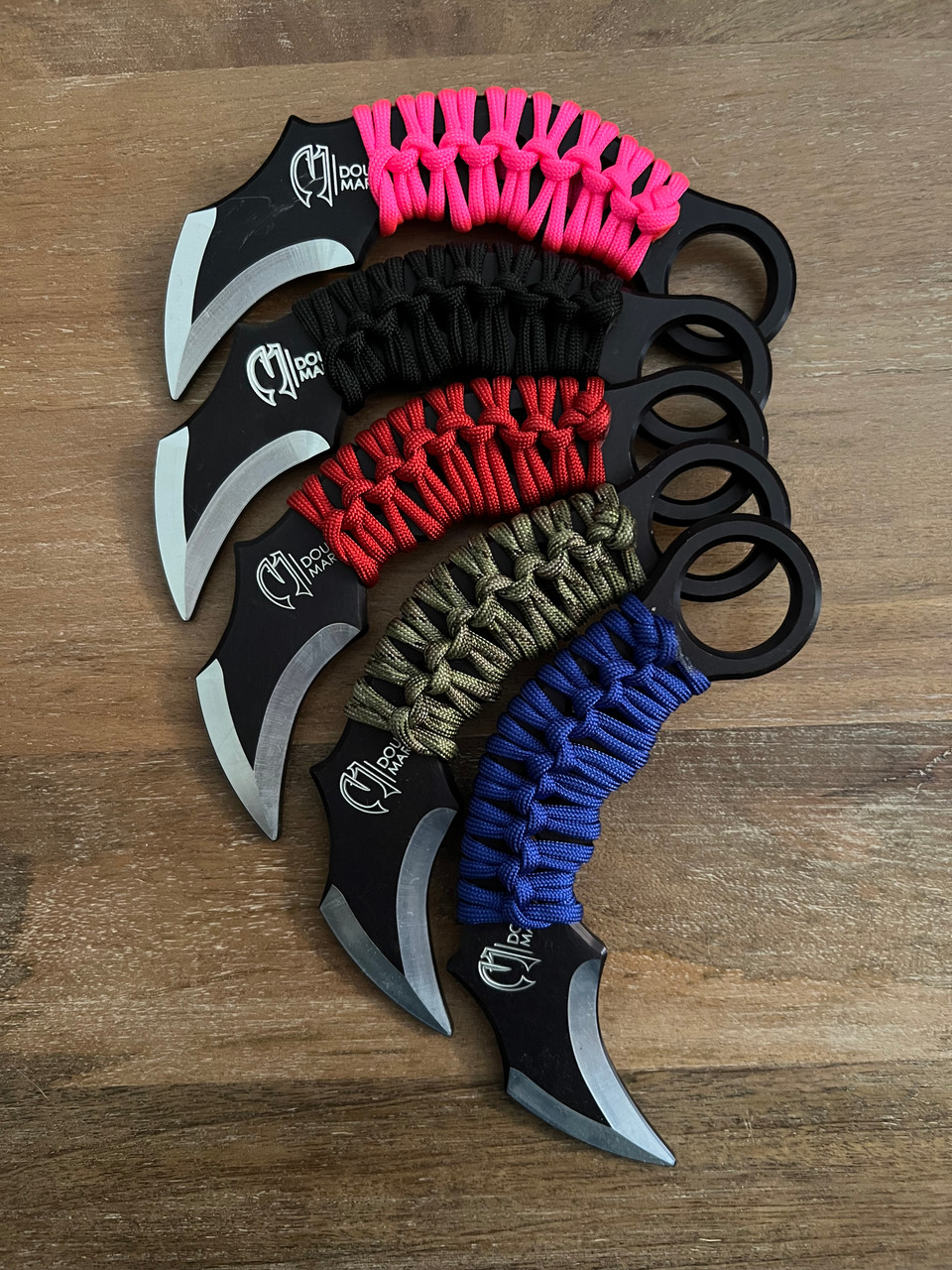 Espada Y Daga Combo Anodized Trainers (Sword, Knife & Curved Blade)