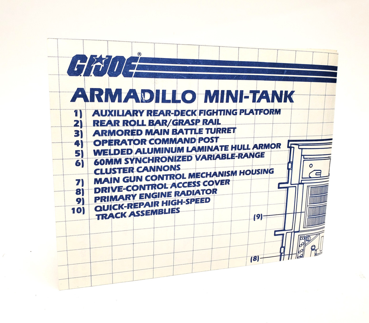 Hasbro GI Joe (1985) ARMADILLO Tank (no package) Hasbro GI Joe (1985) ARMADILLO Tank (no package)