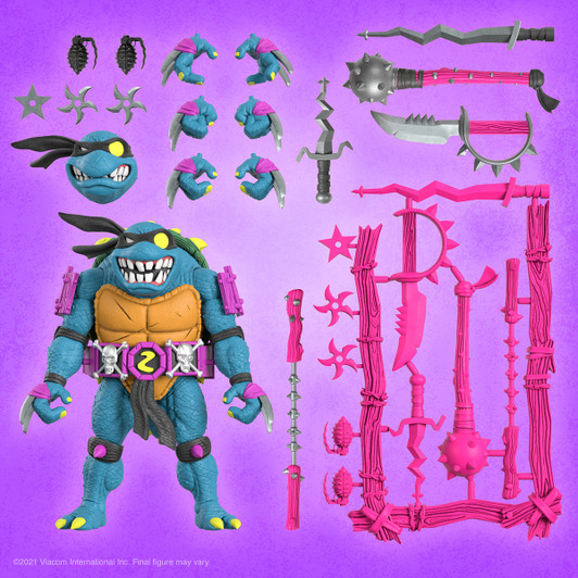 Super7 TMNT Ultimates Sewer Surfer Mike Action Figure
