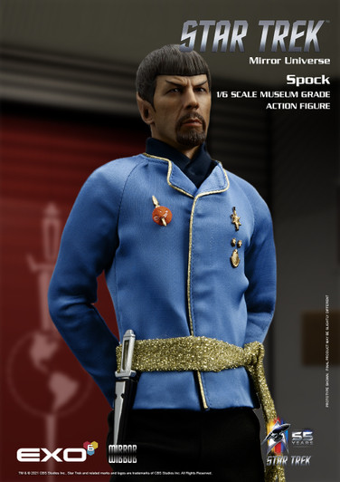 DST Star Trek TOS Spock Mirror Universe Action Figure