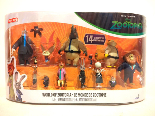 Tomy Disney World of Zootopia Meet the ZPD 3 figure set
