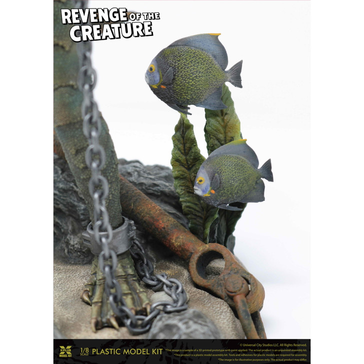 X-Plus Revenge of the Creature 1/8 scale Plastic Model Kit