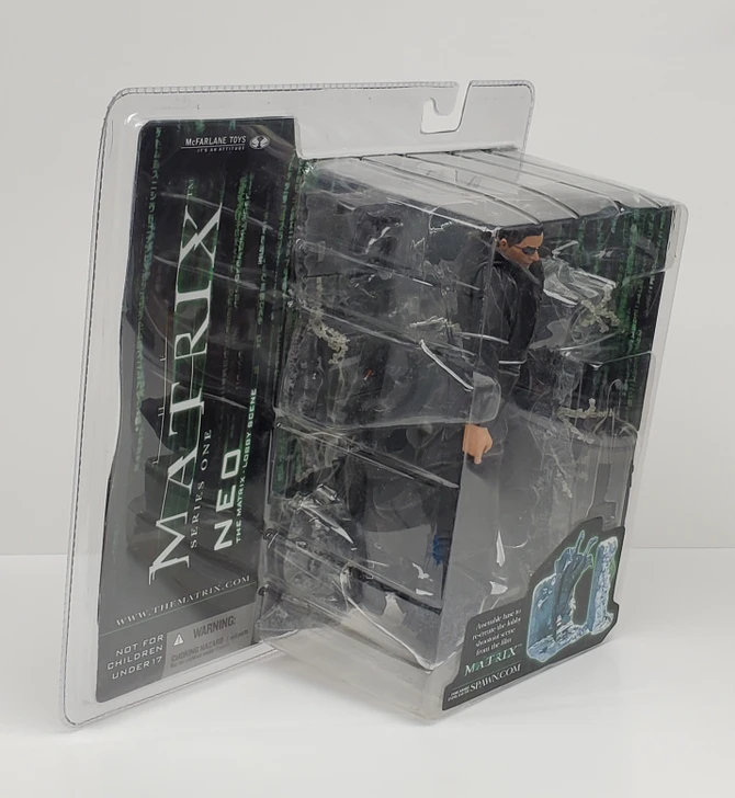 McFarlane (2003) The Matrix NEO and Trinity Lobby action figure set