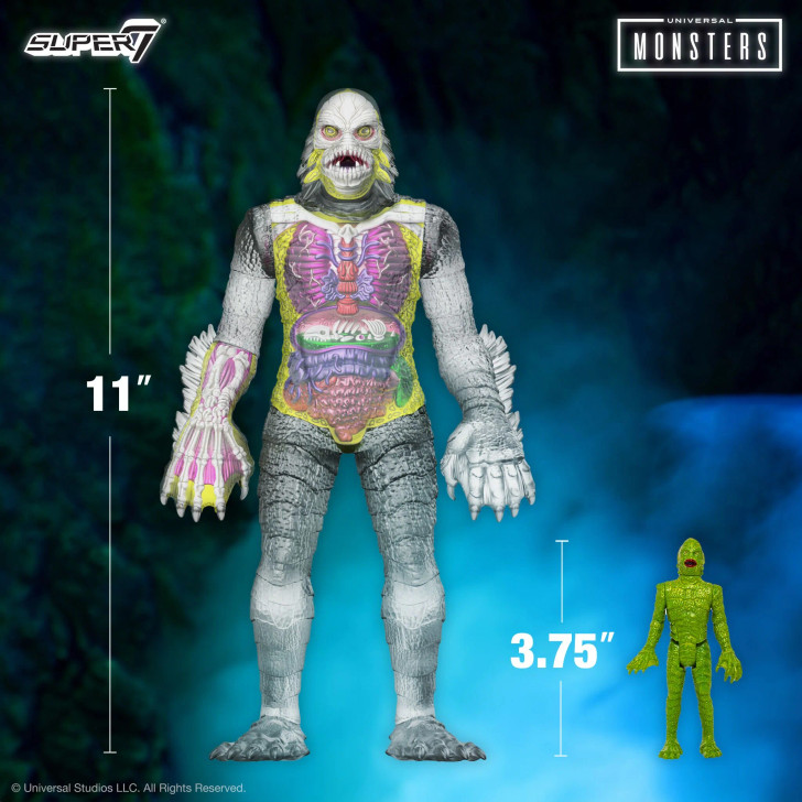 Universal Monsters Super Cyborg Creature from the Black Lagoon (Clear)