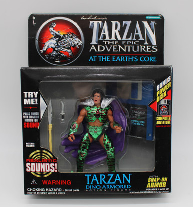 Trendmasters Tarzan "The Epic Adventures" Dino Armored Action Figure
