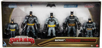 Mattel DC Multiverse Superhero Showdown Batman Action Figure 5-Pack ...