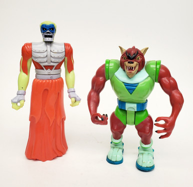 Schaper The Real Ghostbusters Prime Evil and Fangster action figure lot ...