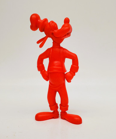 Marx Disney (1971) Goofy Red plastic figure
