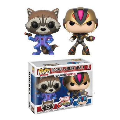 Funko Pop! Games: Rocket vs Mega Man 2 pack