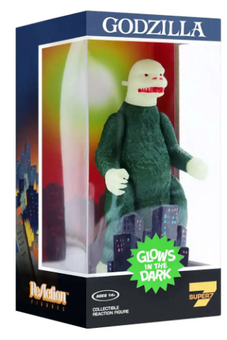 ReAction Godzilla Action Figure Aurora Style Box (Glow version)