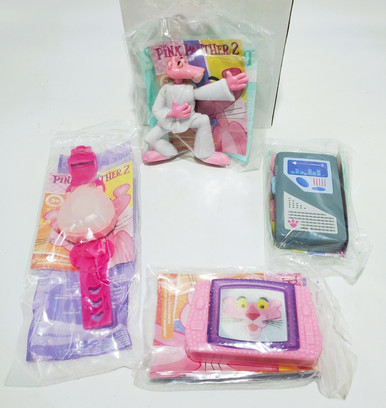 The Pink Panther 2 Set of 4 Burger King Kids Club toys