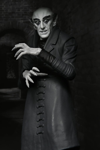 NECA Nosferatu - 7" Scale Action Figure - Ultimate Count Orlok Black ...