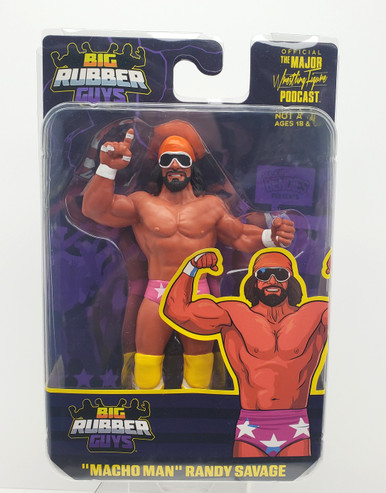 BIG RUBBER GUYS "Macho Man" Randy Savage (Pink trunks)
