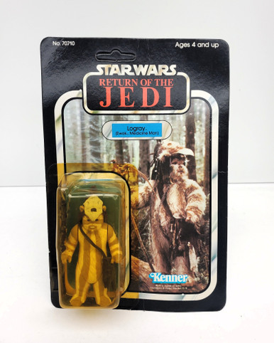 Kenner (1983) Star Wars Return of the Jedi Logray 77 back action figure