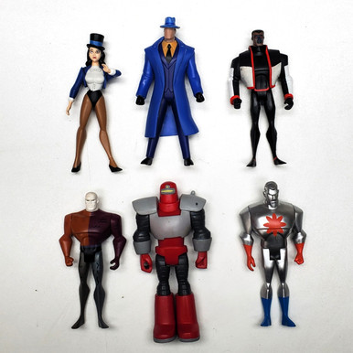 Mattel JLU Metamorpho, The Question, Zatanna set of 6 (No package)