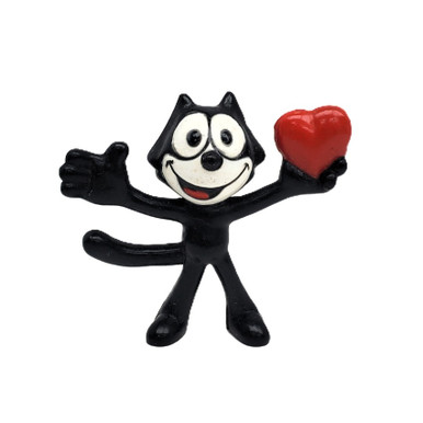 Applause (1989) Felix the Cat holding Heart PVC Figure