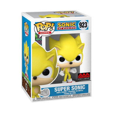 Funko Pop! Games: Super Sonic #923 (AAA Anime Exclusive)