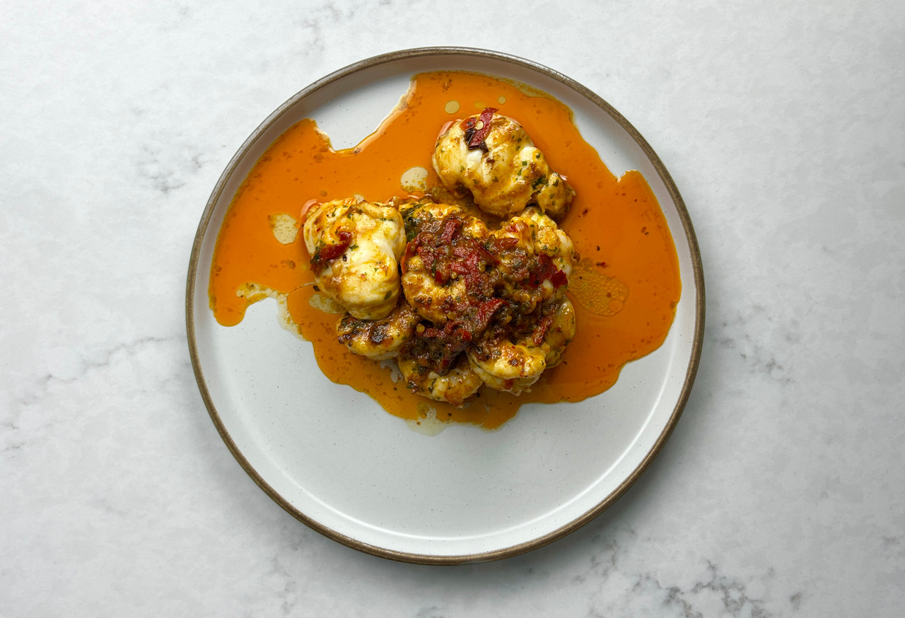 Monkfish and Prawns Pil pil (Pan fry range) | Regal Fish