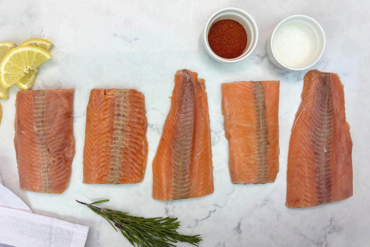 Wild Pink Salmon Fillet Portions - Regal Fish Supplies Limited