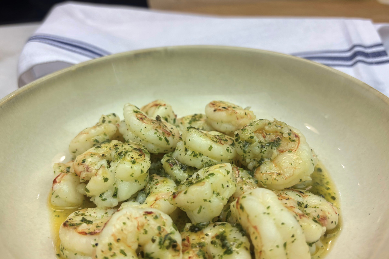 Garlic Butter Argentinian Red Shrimp | Regal Fish