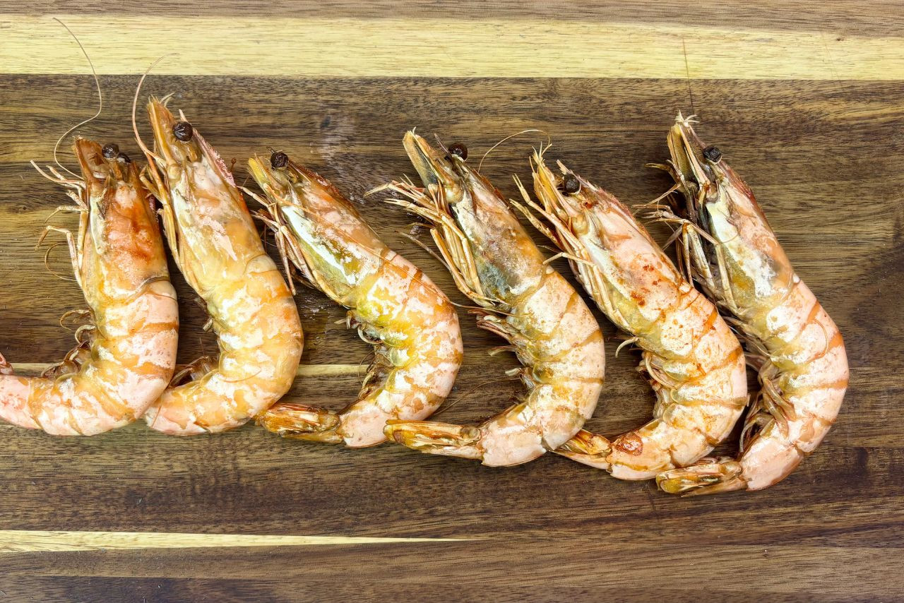 Wild Tiger King Prawns Skull Island