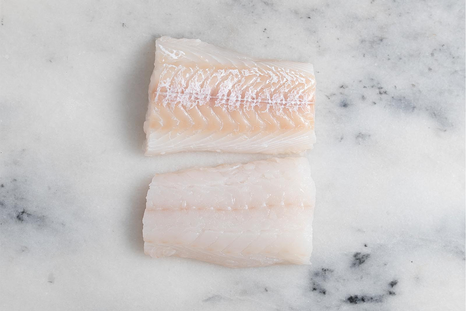 2 Skinless Cod Fillet Portions | Regal Fish
