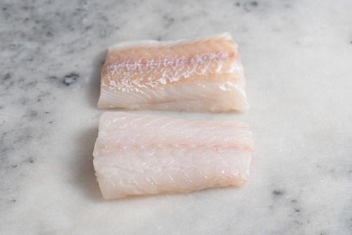 2 Skinless Cod Fillet Portions | Regal Fish
